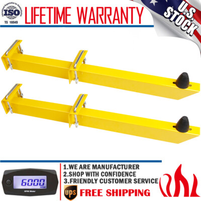 Pair Universal Adjustable Leaf Spring Traction Bars 28" For Ford Chevy ...