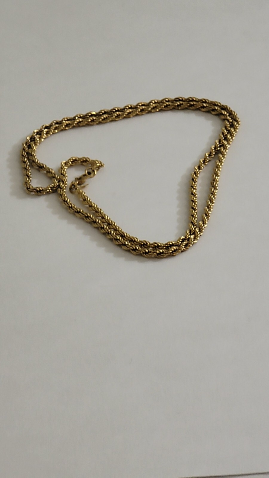 Monet Gold Color Rope Chain Necklace 24 Inch. Very Nice Condition. | eBay