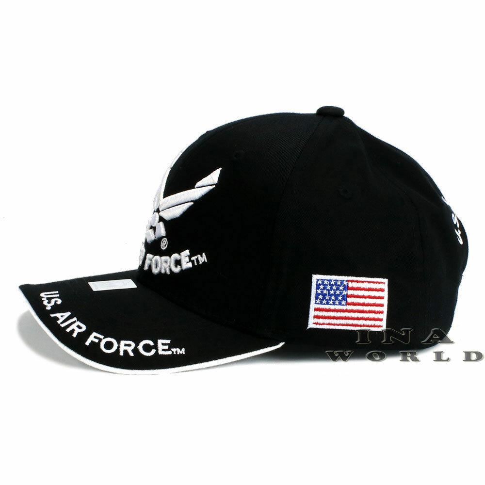 U.S.AIR FORCE Hat USAF Official Licensed Baseball Cap Flag on Side ...