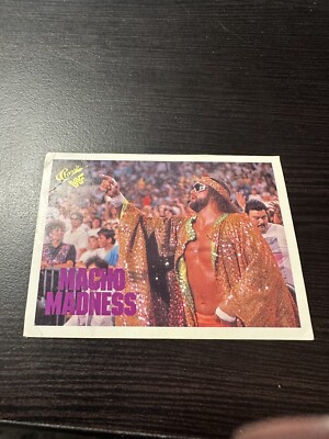 1990 Classic Wrestling Card #4 MACHO MAN RANDY SAVAGE | eBay