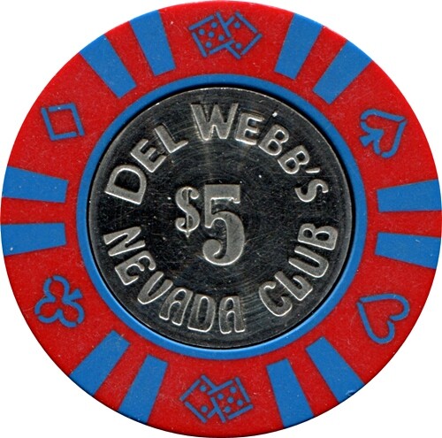 Del Webb's Nevada Club, Laughlin $5 Casino Chip N0863.P NR MINT | eBay