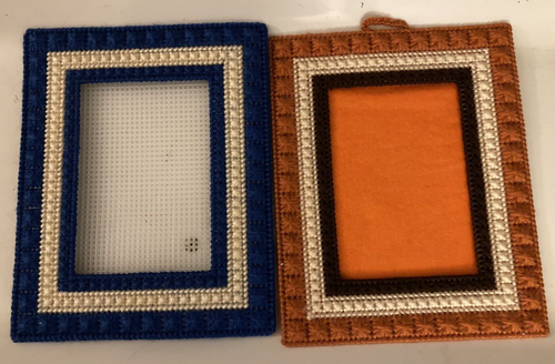 Plastic Canvas Frame kit (Make 5 Frames) started | eBay