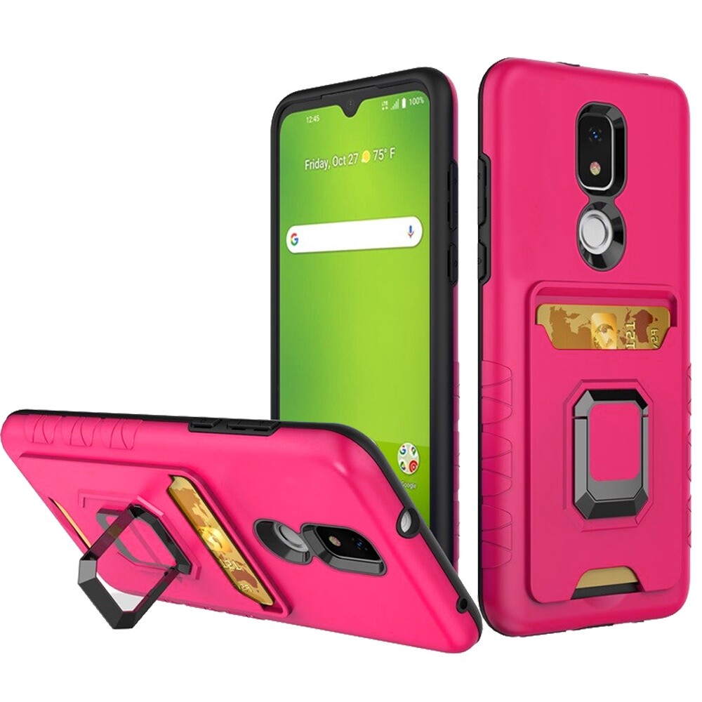 For AT&T Motivate 2 EA211002 (2021) Card Ring Stand Case Phone Cover | eBay
