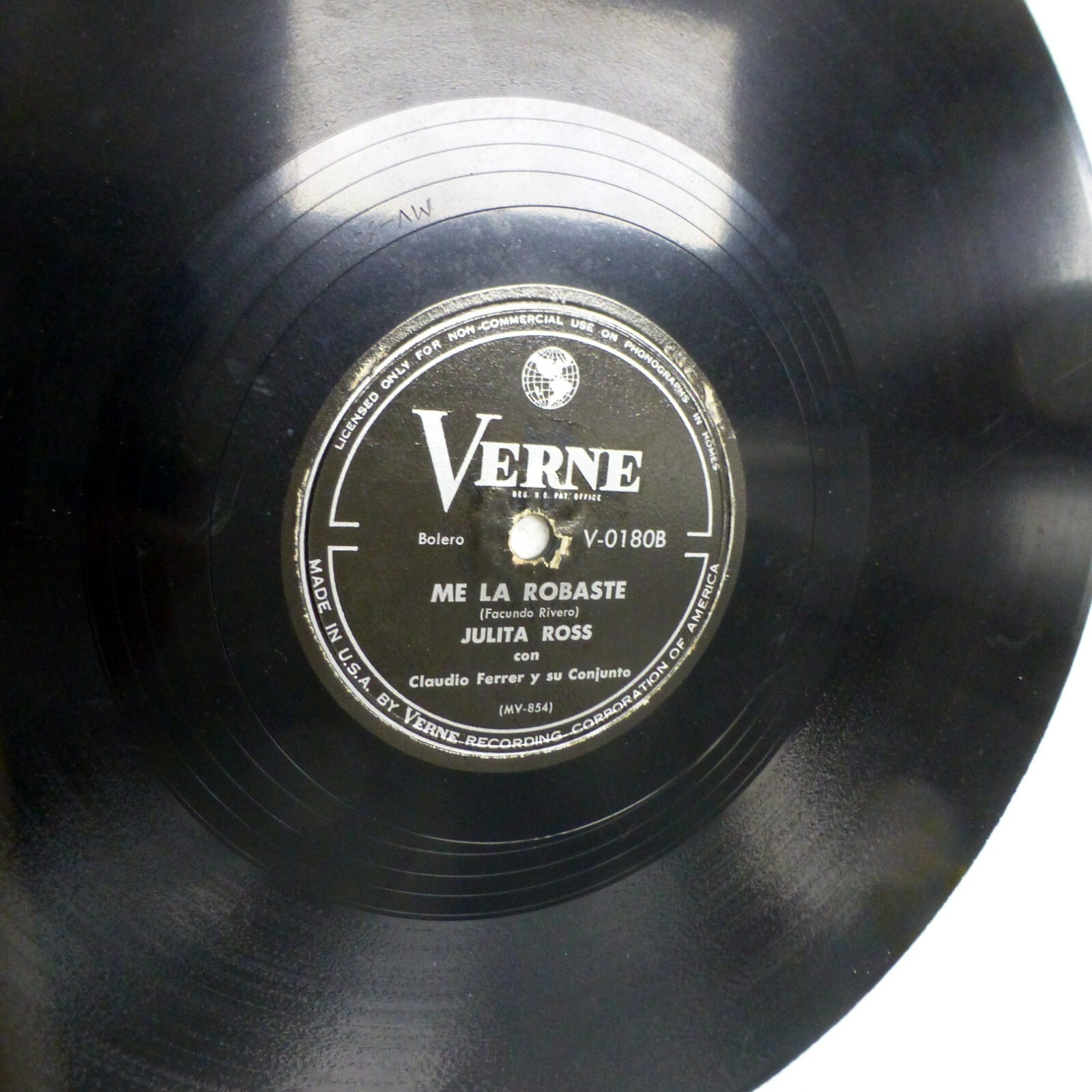 Julita Ross con Claudio Ferrer BOLERO 78 SEIS DIAS / ME LA ROBASTE on ...