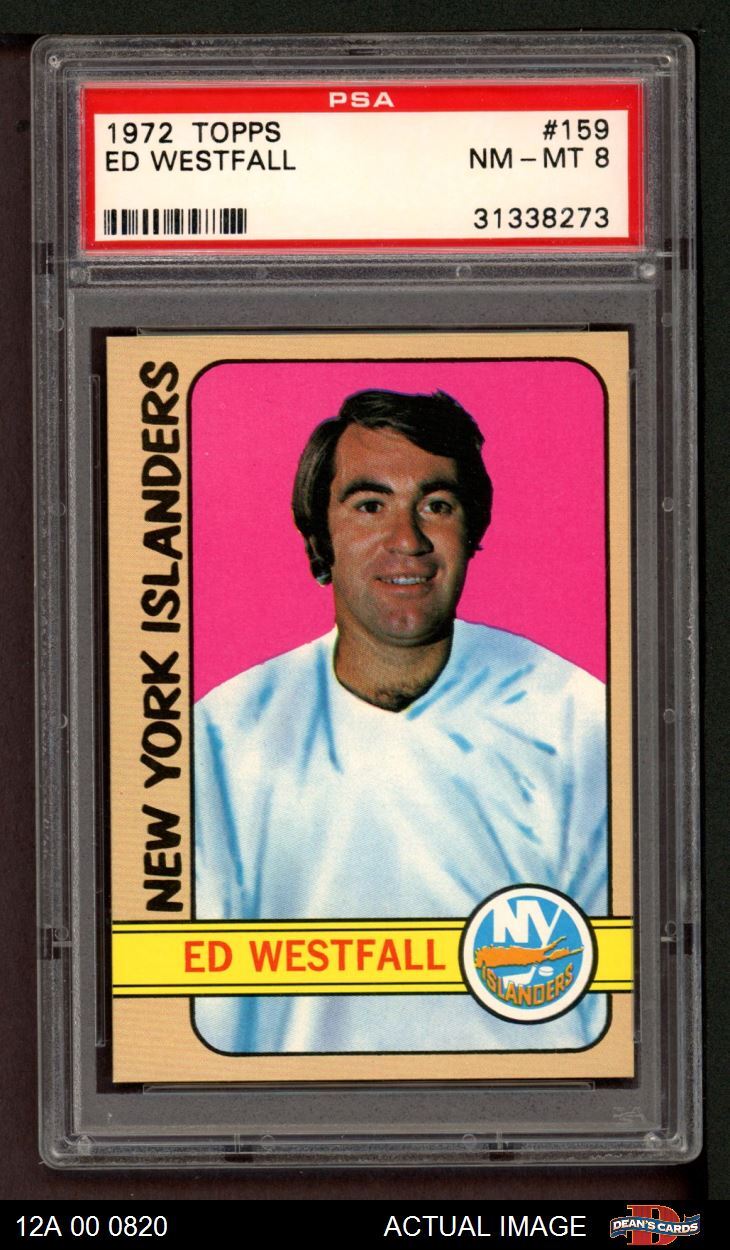 1972 Topps #159 Ed Westfall Islanders PSA 8 - NM/MT | eBay