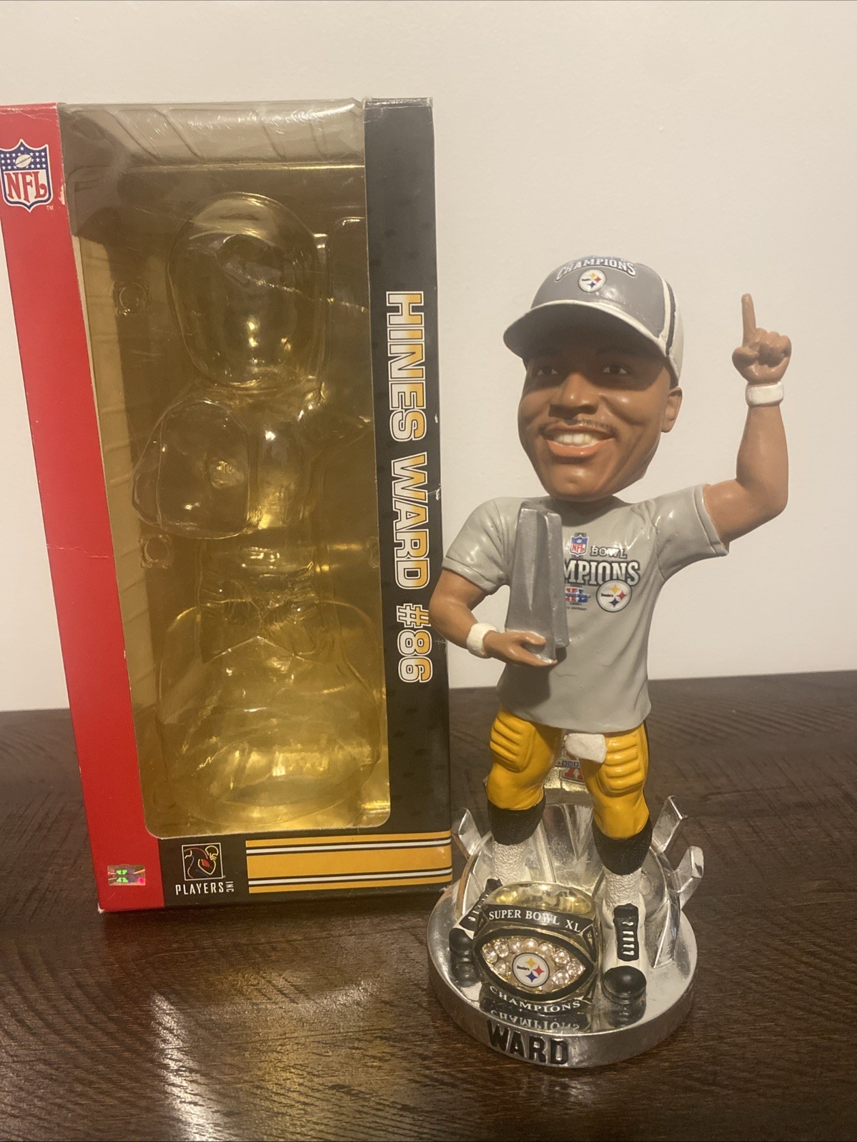 Hines Ward Super Bowl XL MVP Bobblehead Steelers /10,000 | eBay