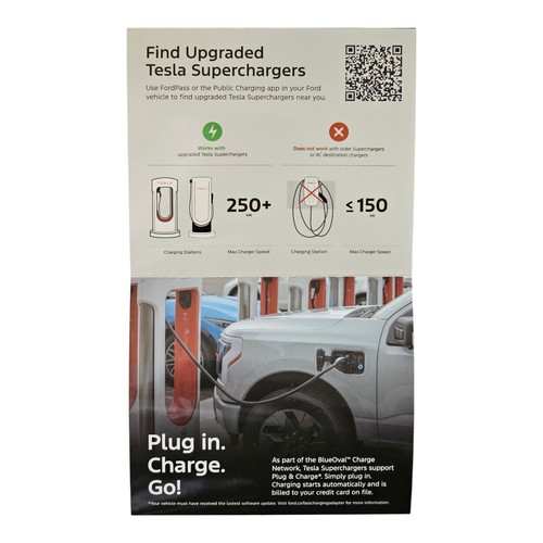 OEM Ford Adapter for Tesla Supercharger Mach-E F-150 Lightning EV New ...