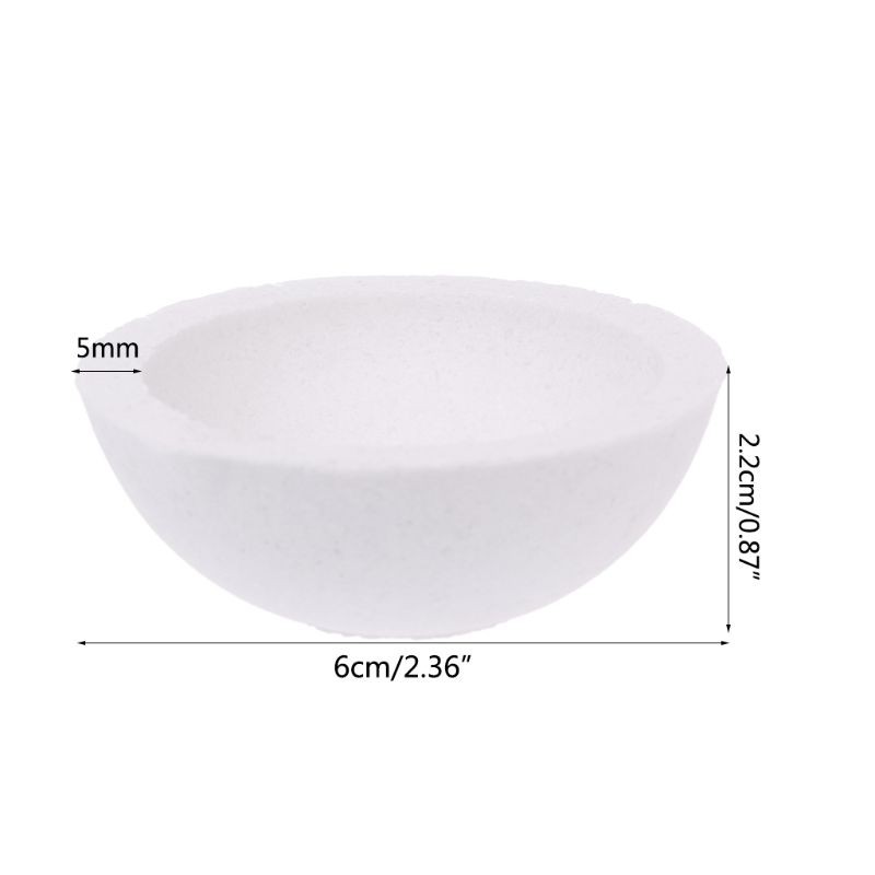 New 150 Grams High Temperature Quartz Silica Melting Crucible for Gold ...