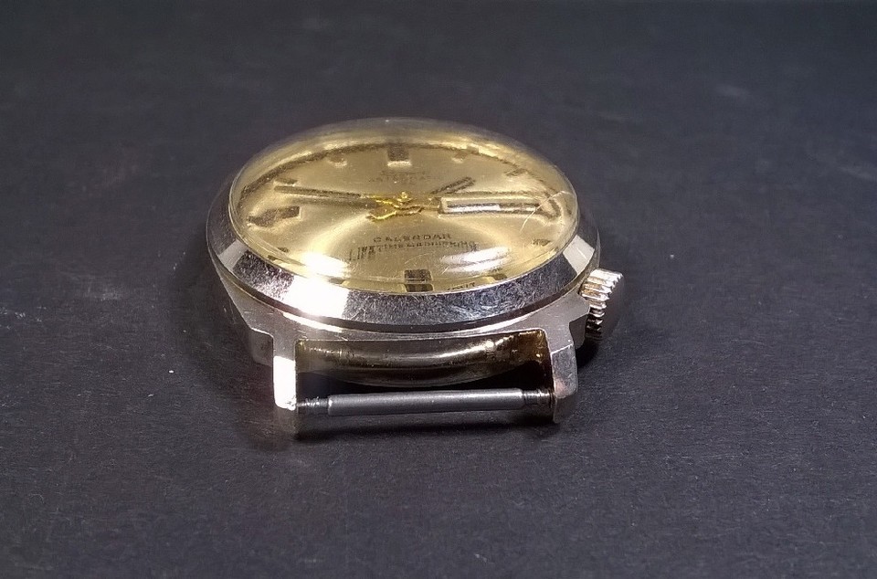 VINTAGE WRIST WATCH LONGUNE DAY DATE ASTROMATIC 25 WATCH (VIDEO) READ! | eBay
