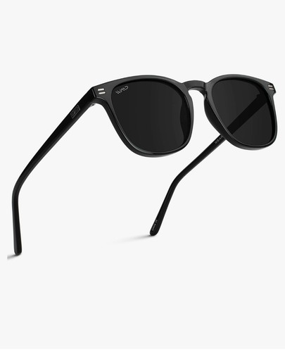 WMP Eyewear Wesley Black/Black Lens Polarized Sunglasses | eBay