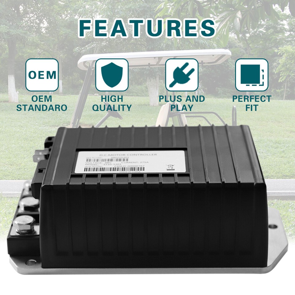 48V 275A DC Motor Controller for Curtis EZGO Club Car Golf Cart 1510 ...