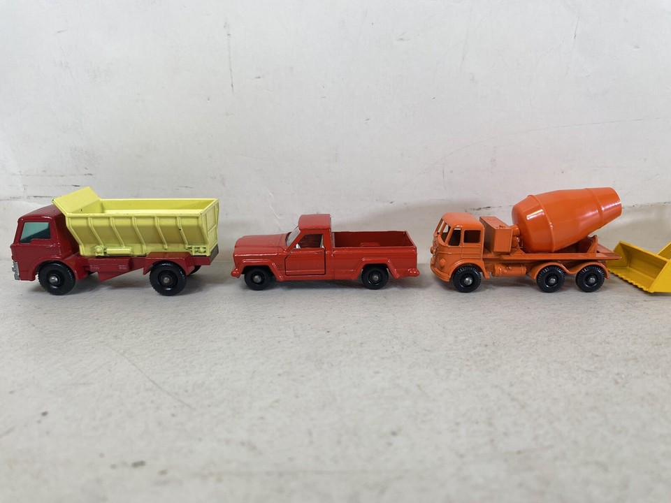 very rare Matchbox Commercial Truck Set G-6 Vintage Yellow Mail Order ...