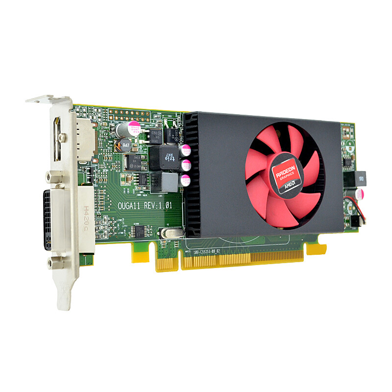 Graphic Card 0W42M3 Dell AMD Radeon R5 240 1GB Low Profile DVI ...