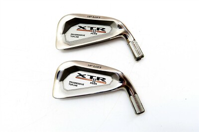 2 XTR II PLUS Progressive Topline RH Irons Nbr 2 w/ 18 Degree Loft ...