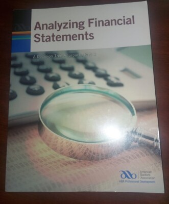 Analyzing Financial Statements by American Banker Association, 2013 | eBay