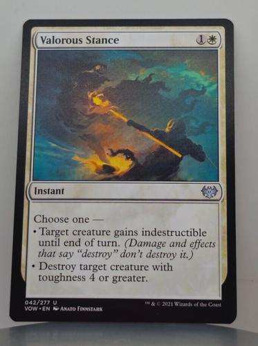 Valorous Stance - Innistrad: Crimson Vow - VOW - 42/277 - MTG | eBay