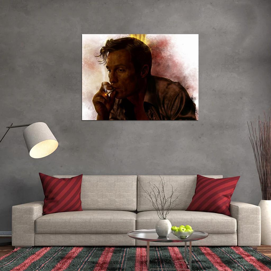 True Detective Matthew Mcconaughey Poster True Detective Opening