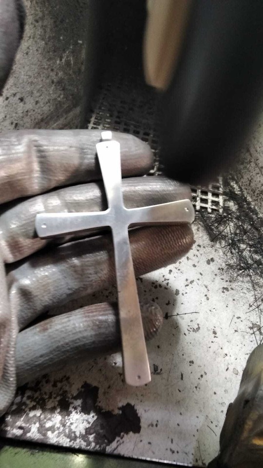 Ozzy Osbourne Cross replica made sterling silver 925-artisan product | eBay