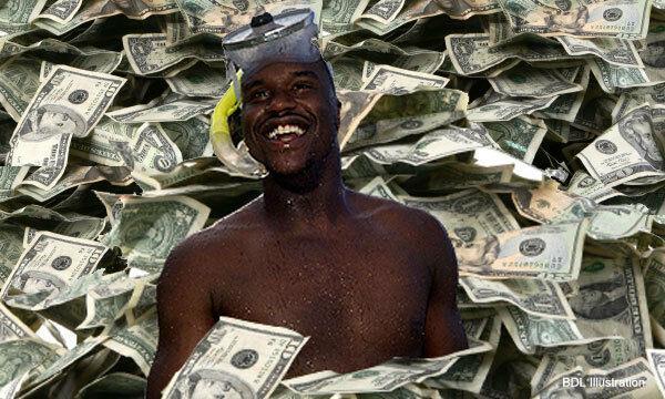 1993 SHAQUILLE O'NEAL SHAQ $1 DOLLAR FEDERAL RESERVE NOTE NOVELTY CASH ...