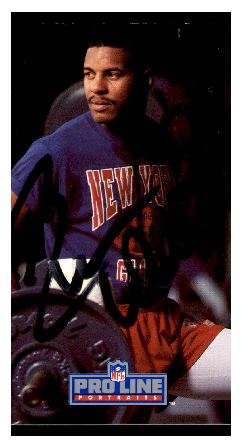 Everson Walls Signed 1991 Pro Line Card #87 Autographed Giants 84743 | eBay