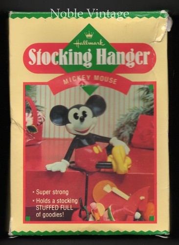 Vintage Hallmark Stocking Hanger Mickey Mouse | eBay