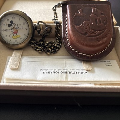 Vintage Disney Pocket Watch - Collectible Mickey Mouse Pocket Watch | eBay