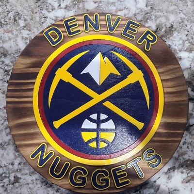 10" Handmade Denver Nuggets Sign | eBay
