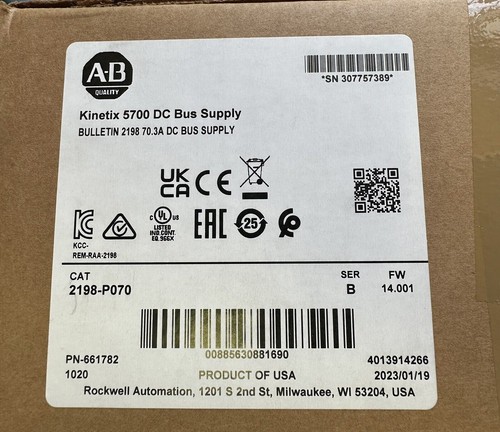 1PCS New Allen-Bradley 2198-P070 SER B Kinetix 5700 DC Bus Power Supply ...