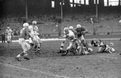 Cleveland Browns Dub Jones 1955 Old NFL Football Photo | eBay Australia
