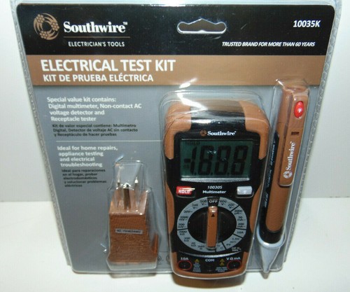 Digital Multimeter, Electrical Test Kit, 600 Volt AC/DC 10 Amp 2000 ...