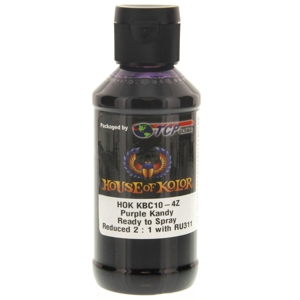 4 oz PURPLE KANDY B/C KBC10/KBC-10 HOUSE OF KOLOR PAINT Pre Blend Ready ...