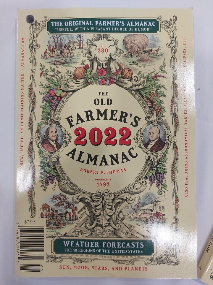 LOT OF 2 The Old Farmer's 2022 & 2023 Almanac Book Mag. New M25 | eBay