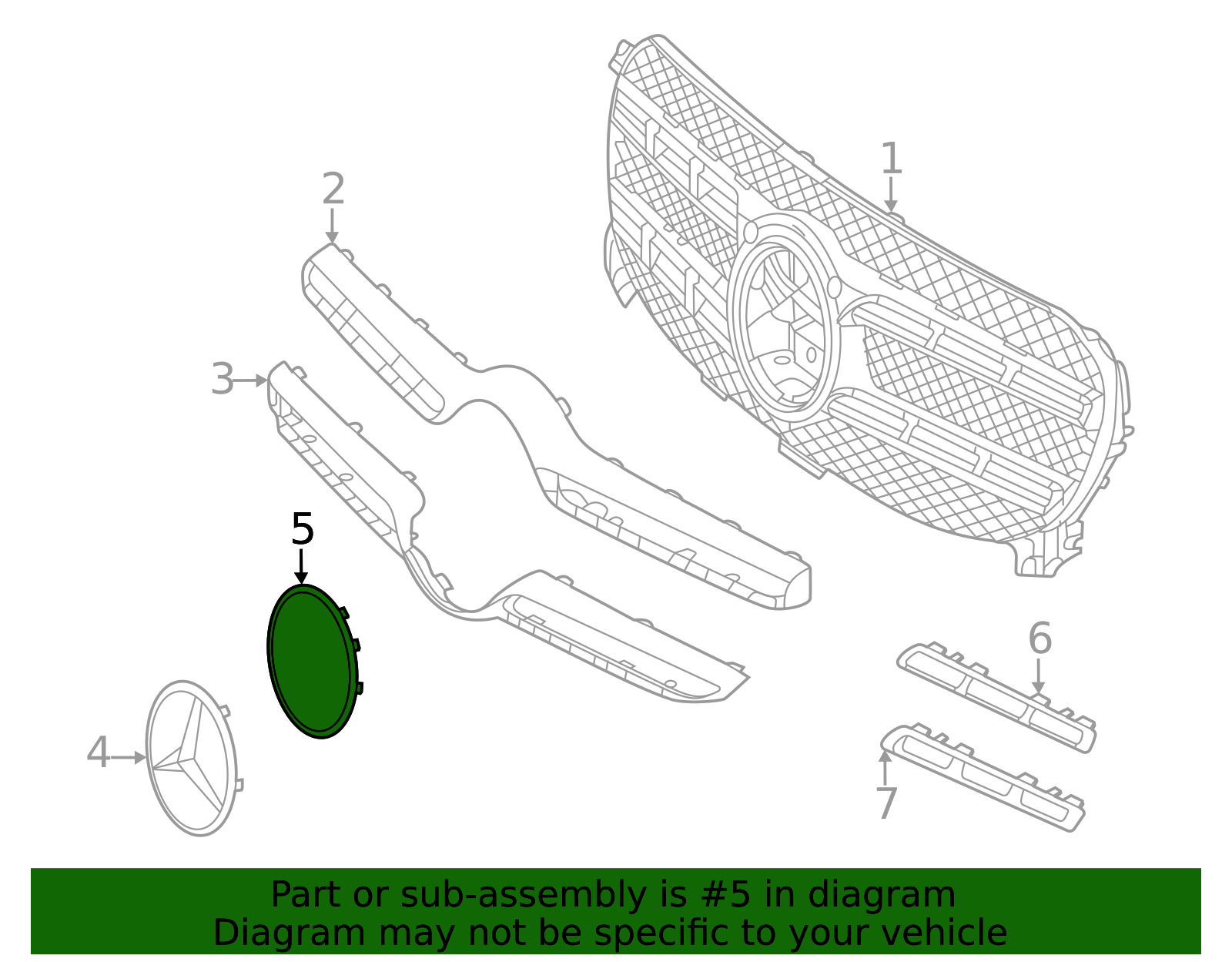 Genuine+Mercedes-Benz+Emblem+Base+Plate+0008800100 for sale online | eBay