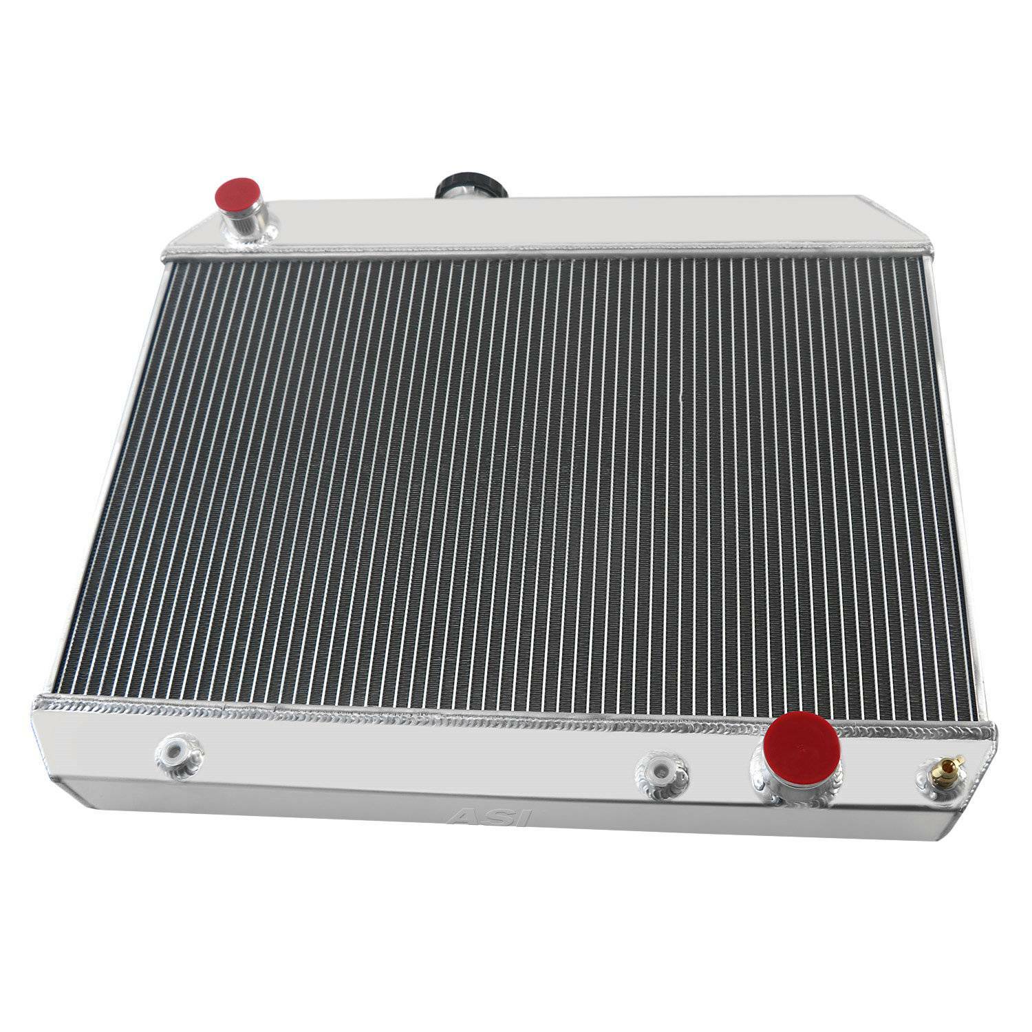 4 Row Aluminum Radiator for 1965-1967 1966 67 Pontiac LeMans Tempest ...