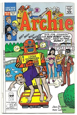 ARCHIE Comics, Archie Series #381, October 1990. Mr. Lodge's Great ...