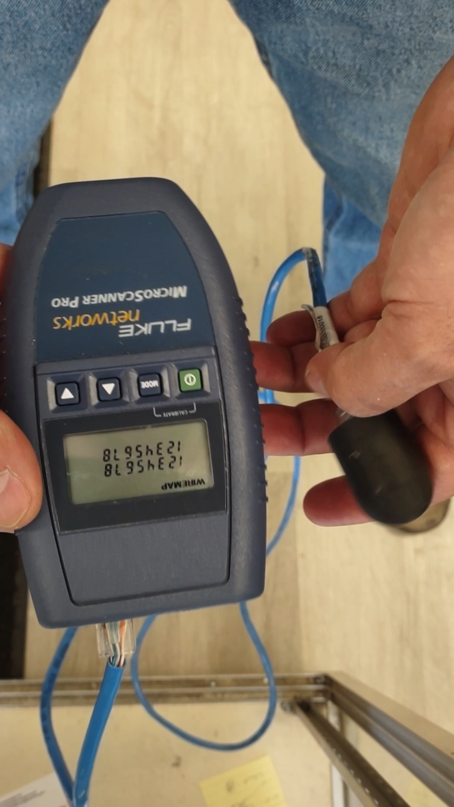 Fluke networks Microscanner Pro / Microtest Cable Tester WITH WIRE MAP ...