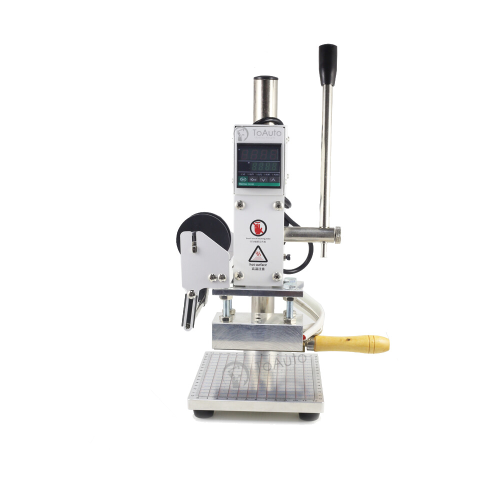 Digital Hot Foil Stamping Machine T-Slot Brass Mold Logo Leather PU ...