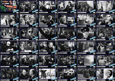 The Invisible Man 1933 movie storyboard trading cards. Claude Rains ...