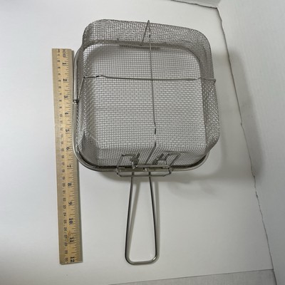 Replacement Deep Fry Fryer Wire Basket Rectangular 6" X 9" 6" Handle | eBay