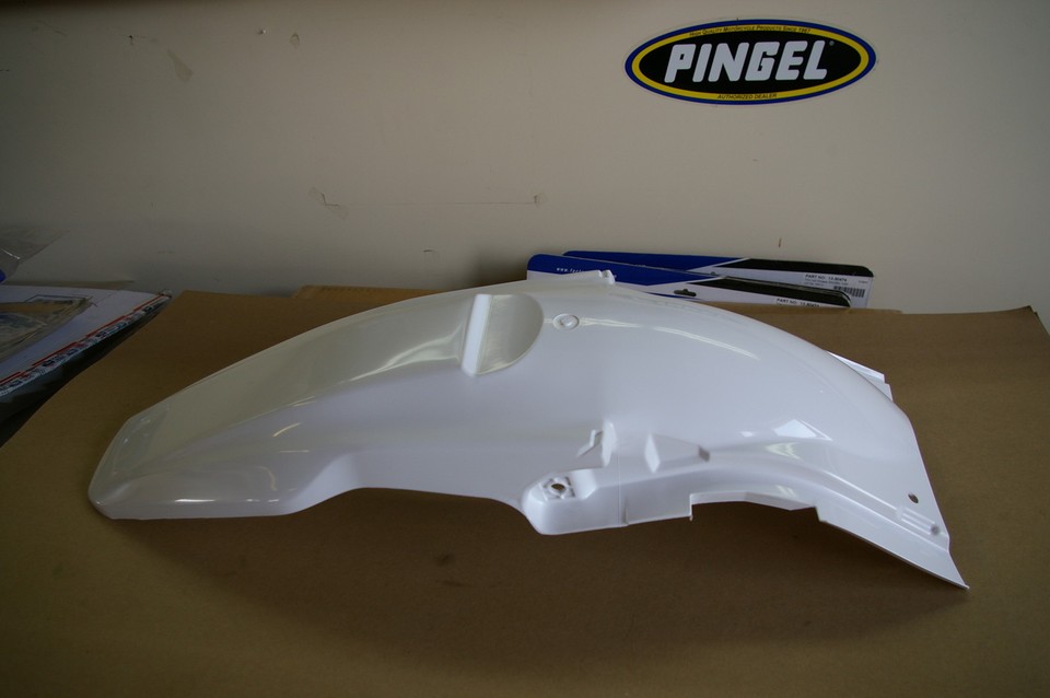 POLISPORT REAR FENDER SUZUKI RMZ250 2007 2008 2009 WHITE RMZ | eBay