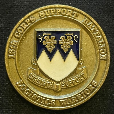 13th Corps Support Battalion Commander's Challenge Coin | eBay