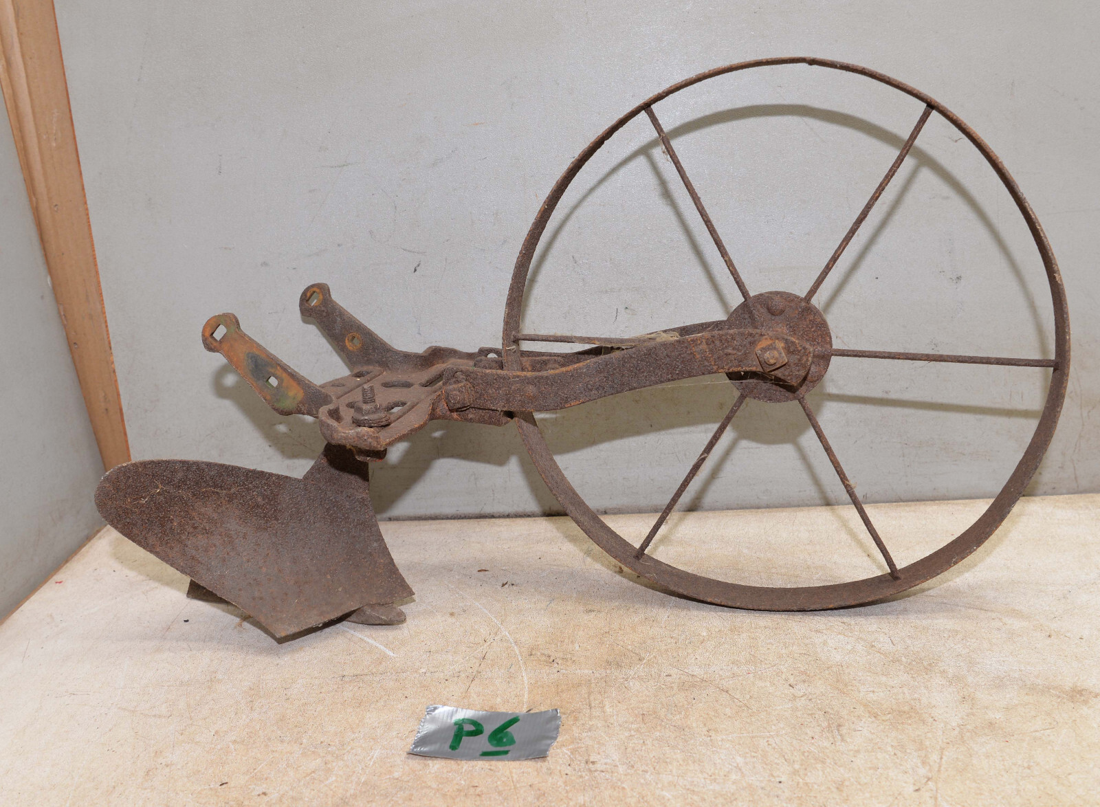 Vintage Planet Jr cultivator single wheel garden tool collectible farm ...