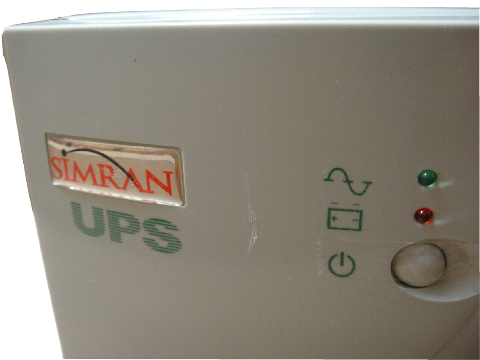 Simran UPS1000 600W Watt Power Backup 220V Overseas Use Europe Asia 220 ...