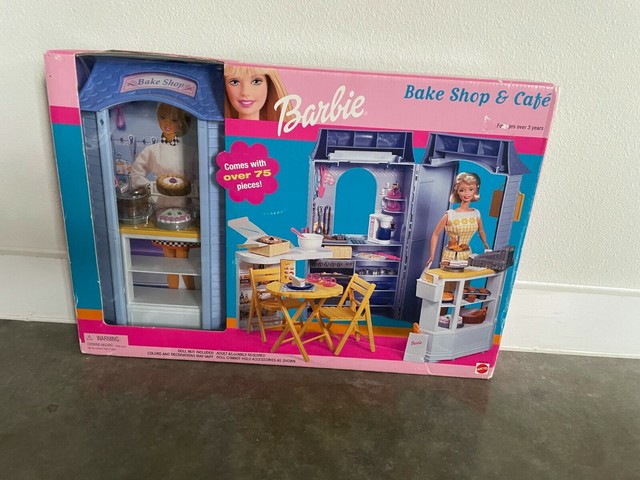 Barbie Bake Shop & Cafe Playset 2000 Mattel for sale online | eBay