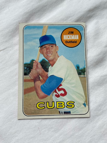 DCC: 1969 Topps Jim Hickman Chicago Cubs #63 NM (OC) | eBay