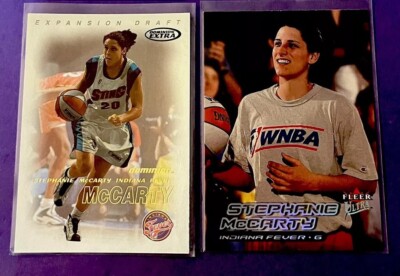 2000-02 Ultra Stephanie McCarty White SUN Coach - Dom Xtra Silver RC ...
