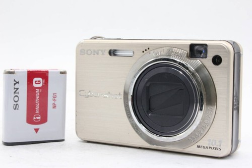 SONY Compact Digital Camera DSC-W170 Gold Sony Cyber-shot Used Japan ...