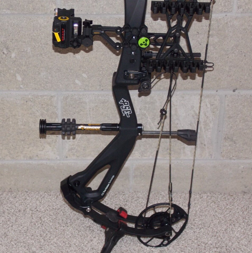 PSE Carbon Air Stealth Mach 1 Bow Package -25" to 30.5" - 60 to 70 lb ...
