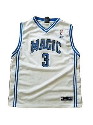 BOY'S XL / MEN'S Small VTG Steve Francis Reebok White Orlando Magic NBA ...