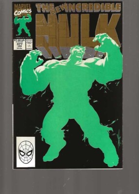 INCREDIBLE HULK 377 - 1ST PROFFESSOR HULK - 2ND PRINT VARIANT -MARVEL ...